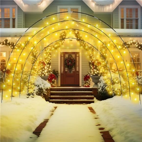 Holiday | 4 Pack 1 Ft Lights Arch Metal Light Arch Kit With Led Light ...